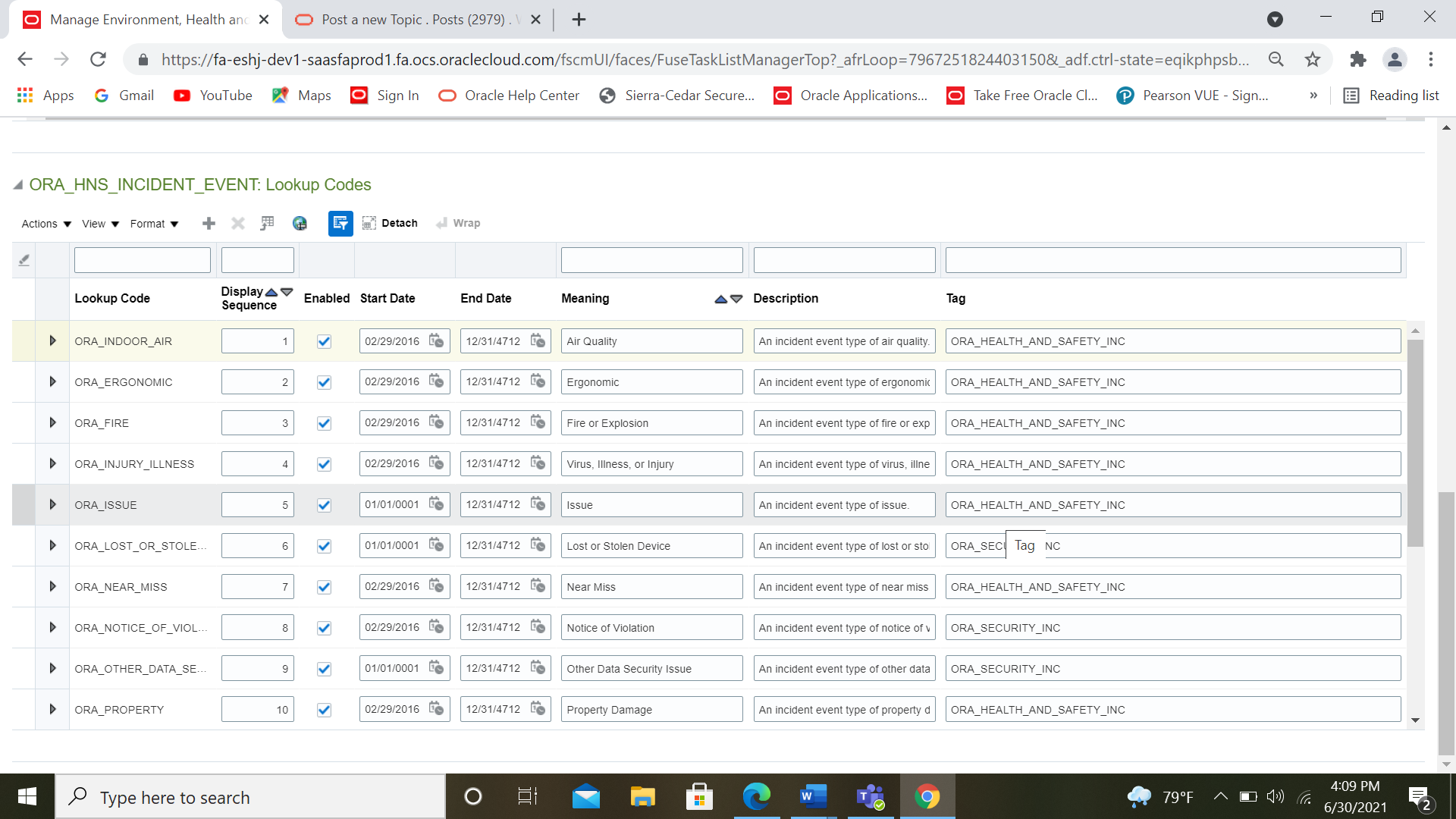 Incident Events not appearing on Incident Report Page — Cloud Customer ...