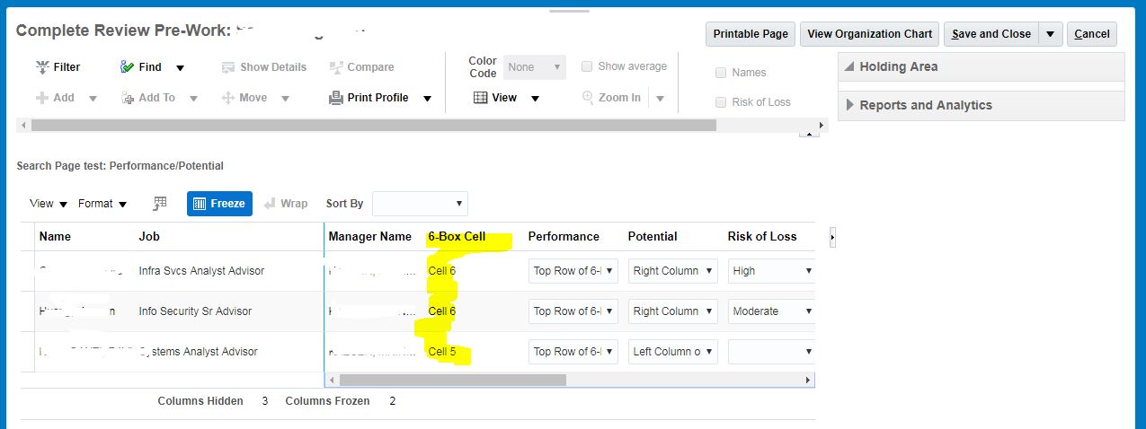 N-Box Cell Assignment Value in Dashboard Table View — Cloud Customer ...