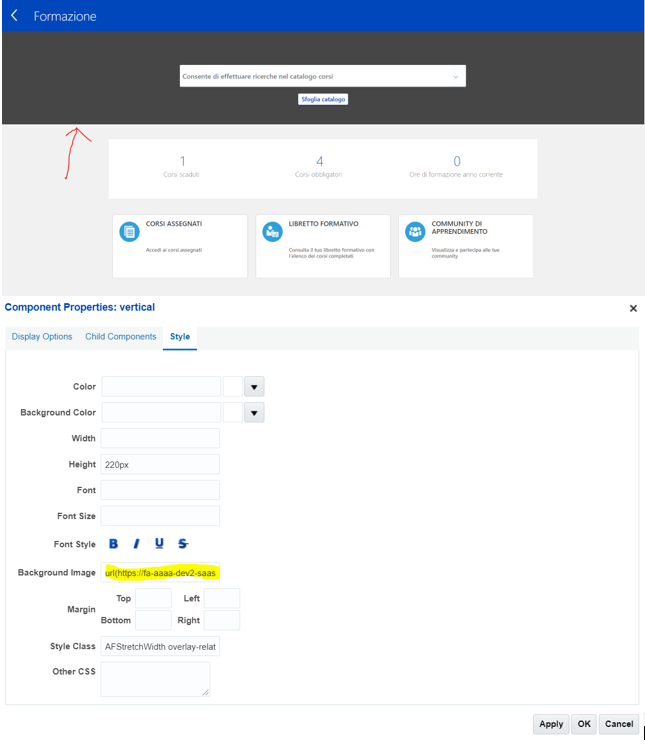 Change background image in Learner Self-Service area — Cloud Customer ...