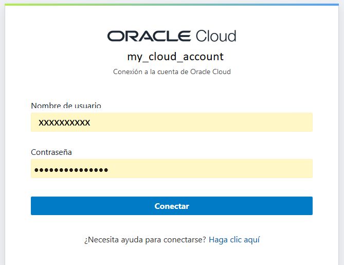 unable to login to oracle cloud Infraestructure console — Cloud Customer Connect