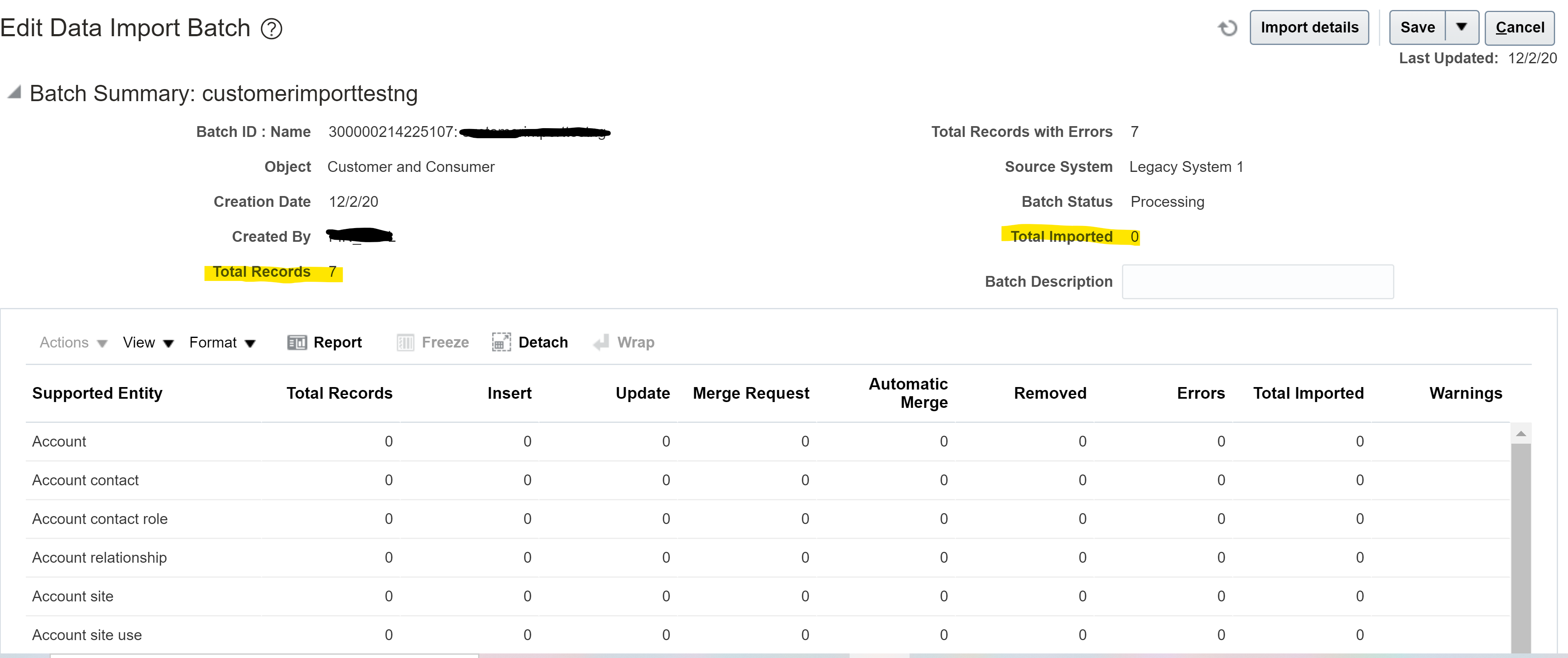 Customer Import Fbdi Successful But No Records Imported — Cloud Customer Connect