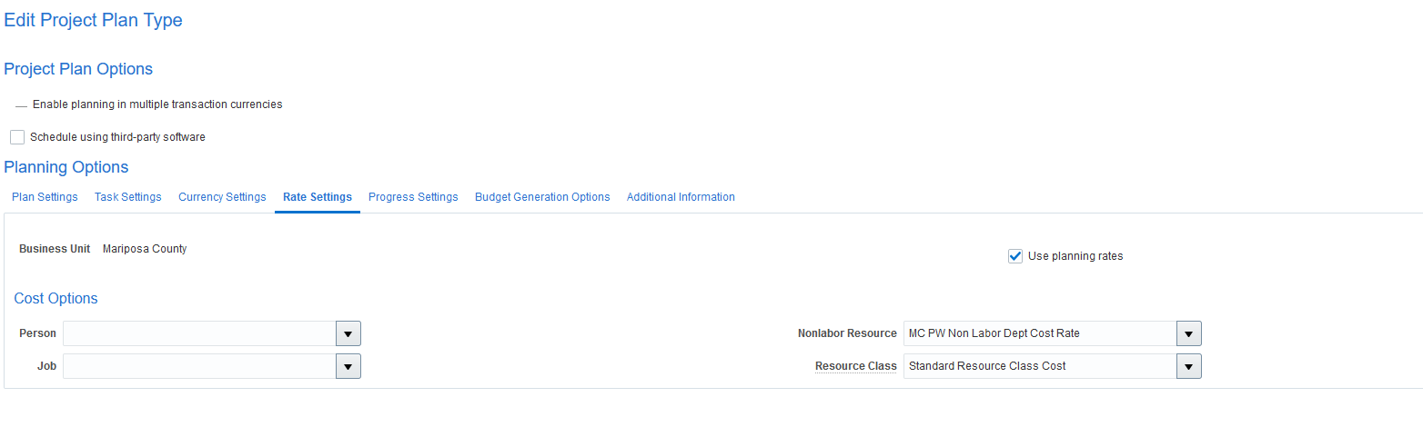 How to override rates at project level? — Cloud Customer Connect