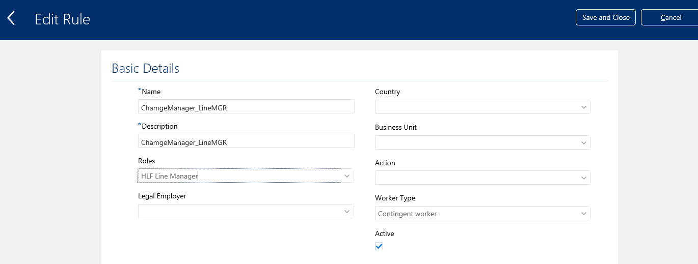 How to restrict Line Manger to perform action only on Contingent Worker ...