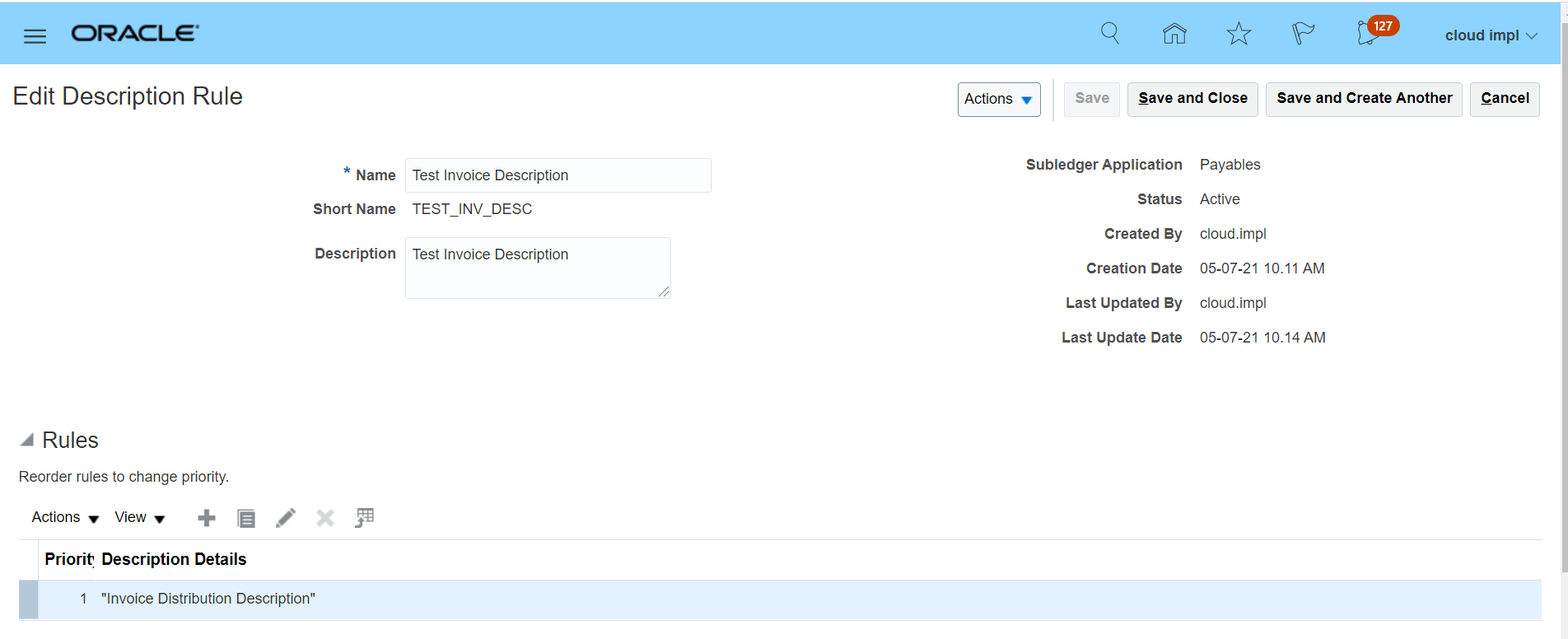 How To Populate Ap Invoice Line Description On Journal Line Description — Cloud Customer Connect