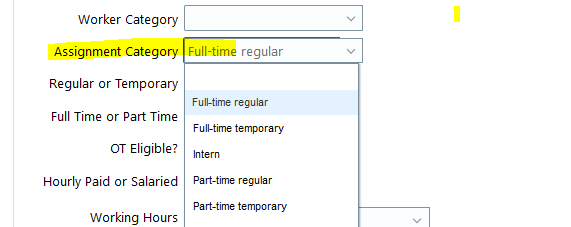 How to restrict display of LOV of Assignment Category based on chosen Person Type — Cloud ...