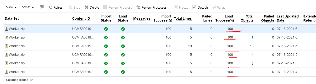 Assignmentsupervisor Uploaded Using Hdl Is Not Reflecting At Manager Details On Employment