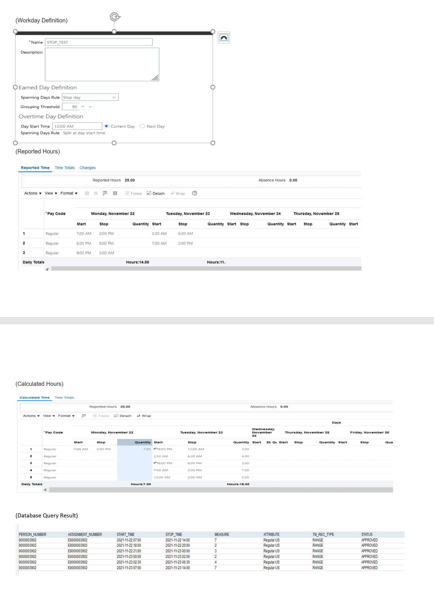 Time span Midnight - Workday Definition - Need to transfer the complete ...