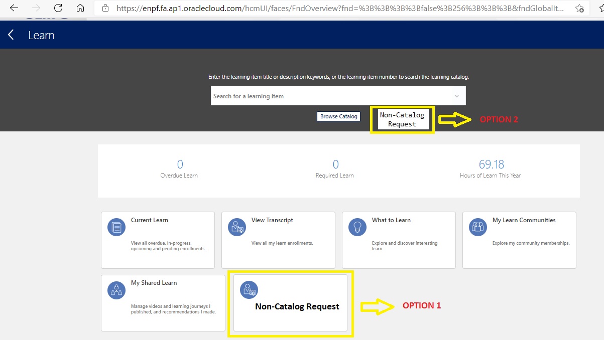Oracle Learning - Add Shortcut Button in the Learn Landing Page — Cloud ...