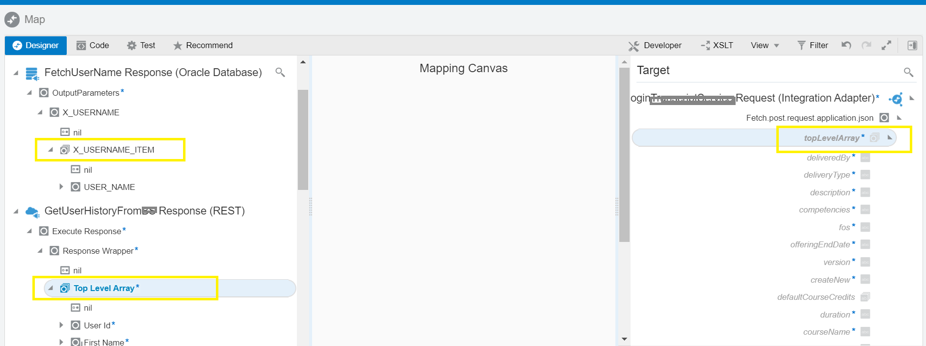 Multiple Source Loops Mapped To Single Target Loop In Oic Mapping 3918