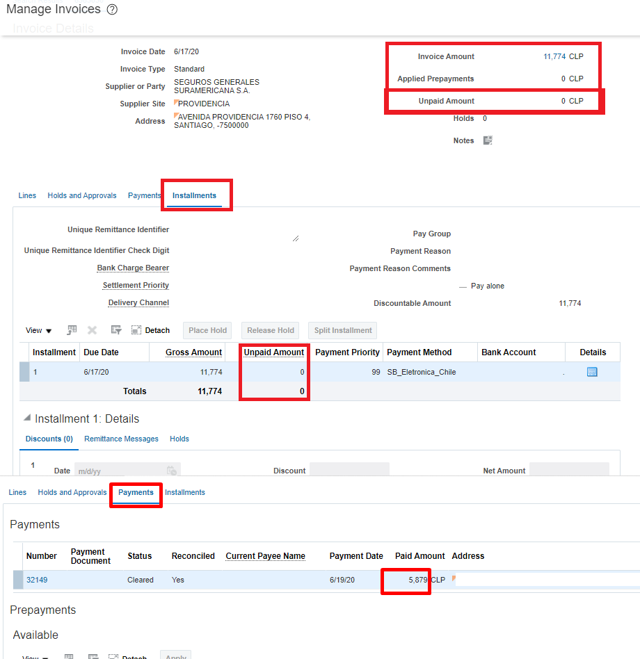 Ap Invoice Unpaid Amount Is Unbalanced And Its Value Is Zero — Cloud Customer Connect