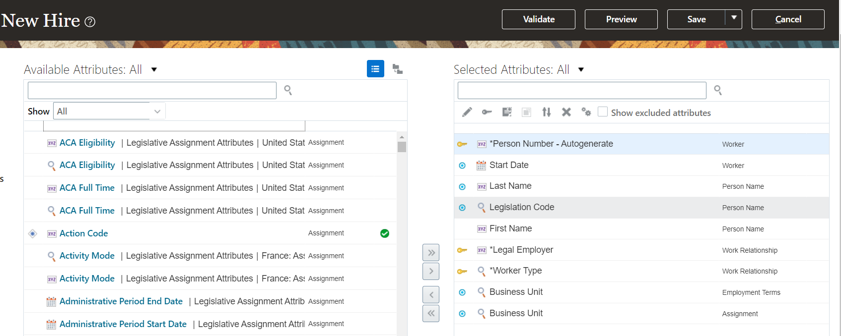 HSDL Error - The WorkTermsSDO attribute value is required. You must enter a value. — Cloud ...
