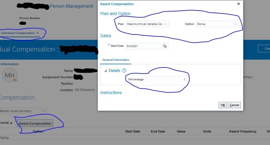 Individual Compensation Conversion — Cloud Customer Connect
