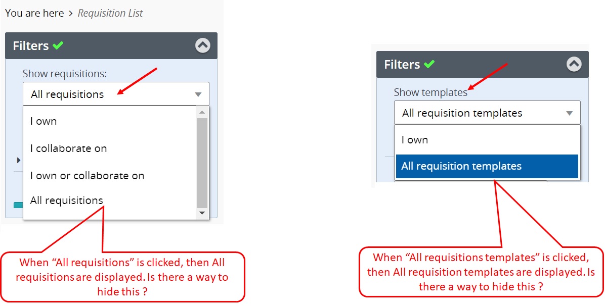 Taleo How Can We Restrict The Visibility Of All Requisitions And All Requisition Templates