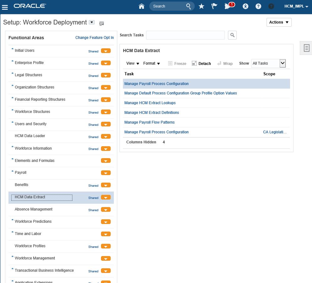 An Overview Of Functional Setup Manager In Oracle Hcm Cloud Release 13