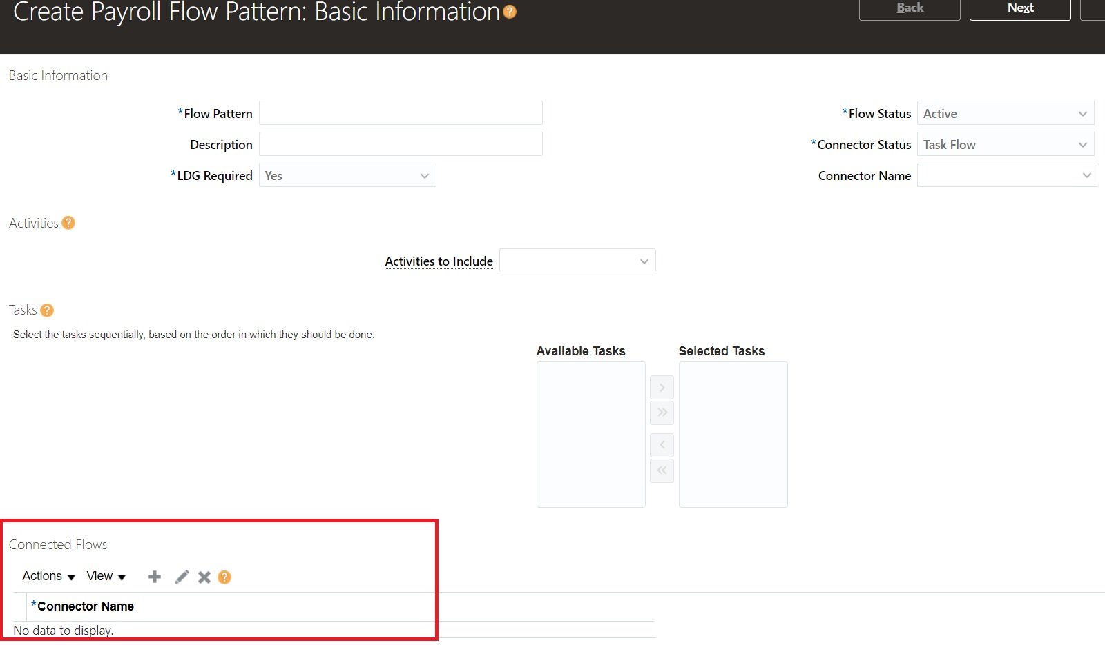 Importance and Use of "Connected Flows" while defining a Payroll Flow Pattern — Cloud Customer ...