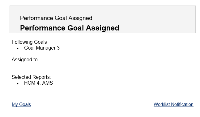 Goal FYI Notification - Manager Assign Goal - disable notificaiton to ...