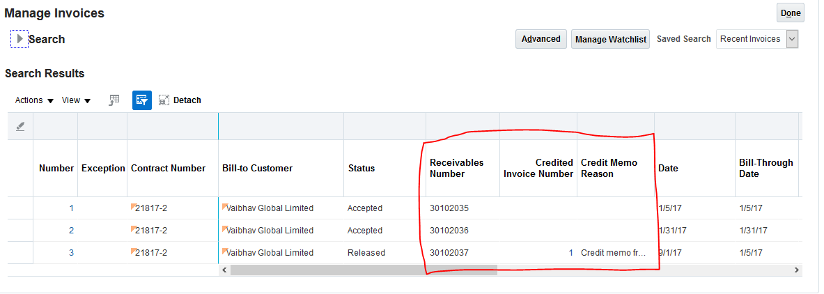 DERIVING DIFFERENT AR INVOICE NUMBERING SEQUENCE FOR PROJECT AR INVOICE ...