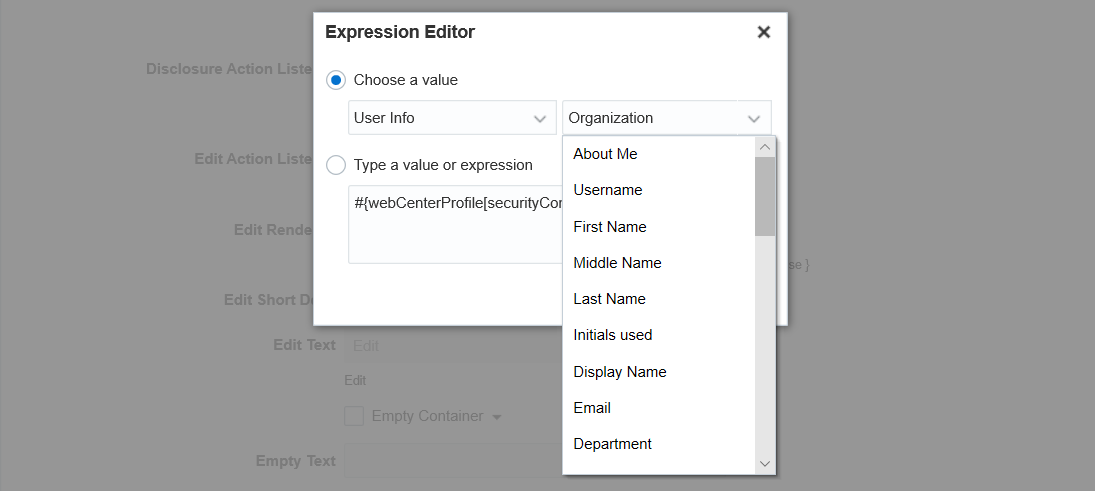 How to write EL Expression to hide a button based on user's country ...