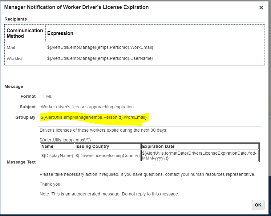 Alerts Composer Unable To Trigger Notifications For Manager — Cloud 5421
