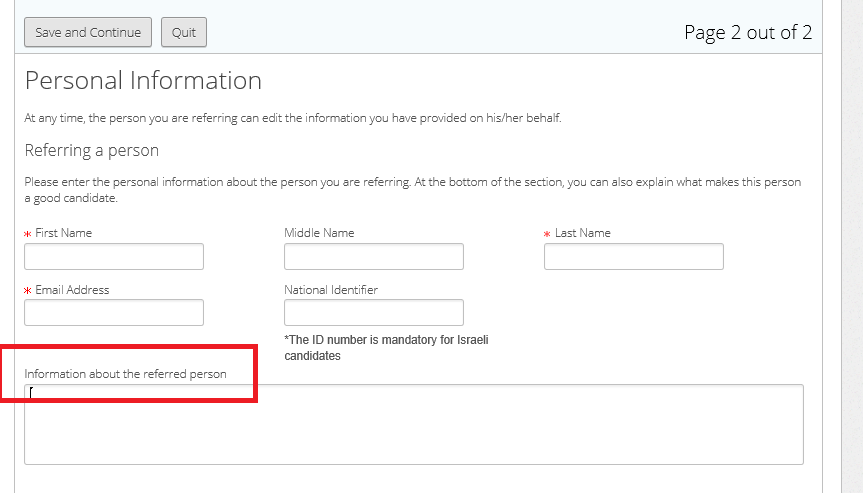 How To Hide Field Information About The Referred Person In Agent Page From Candidate History 