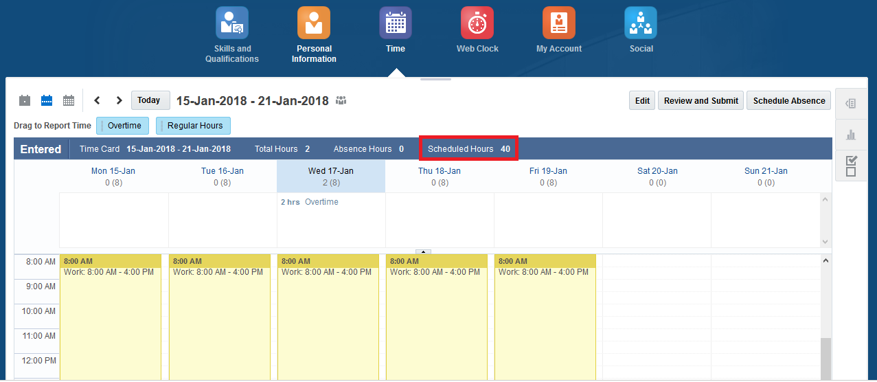 Cant Get Scheduled Hours Of Employee That Shows On Otl Time Card Into Otbi Report — Cloud