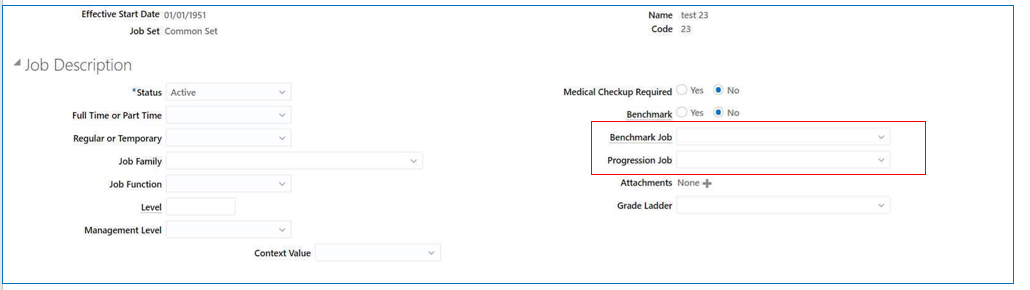 Benchmark Job and Progression Job — Cloud Customer Connect