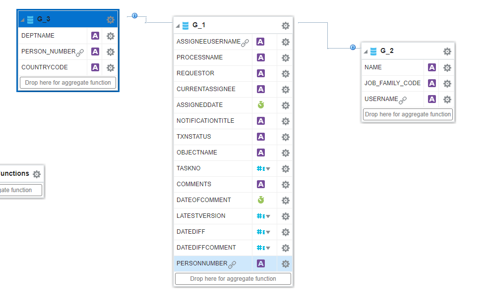 BI Publisher GUI Outer Join Query — Cloud Customer Connect