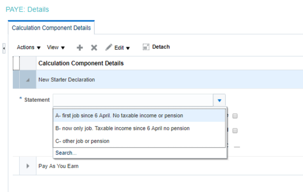 UK Cloud Payroll - New Starter Declaration is mandatory in order to ...