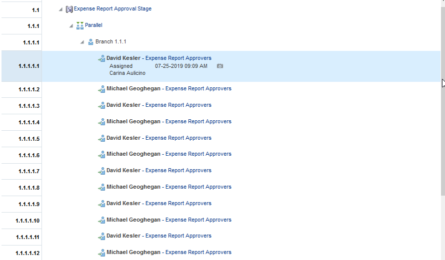Expense Approval Generates Circular Approval Hierarchy — Cloud Customer Connect