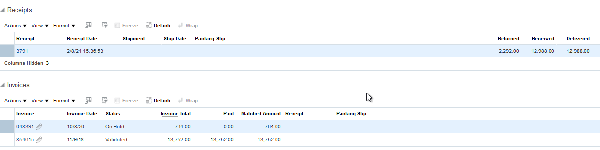 Billed quantity exceeds accepted quantity hold — Cloud Customer Connect