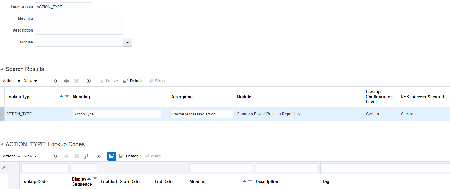 Add Button Grayed Out For Lookup Codes For Actiontype — Cloud Customer