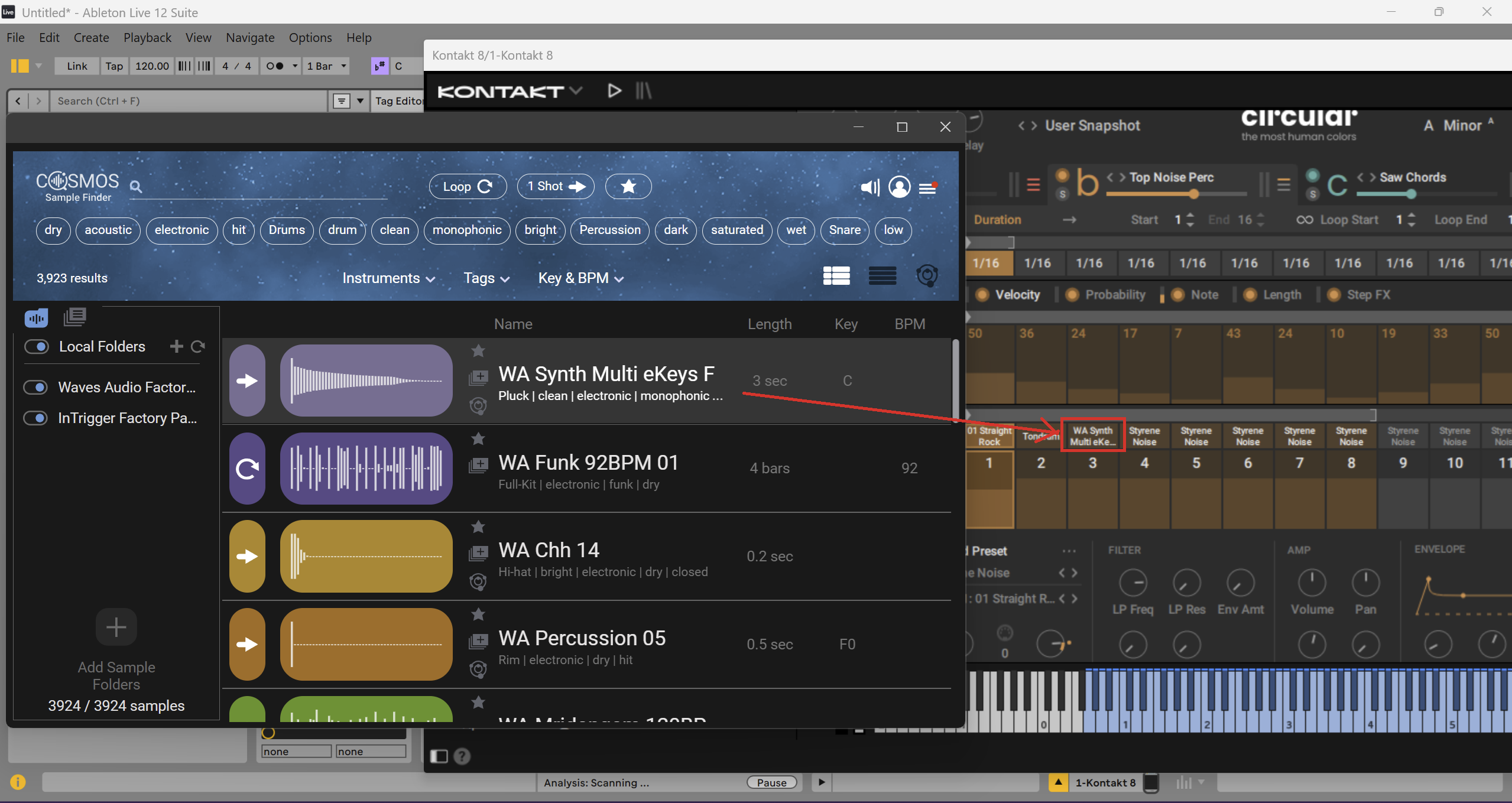 Is there a different way to load samples in Circular? Seems impossible ...