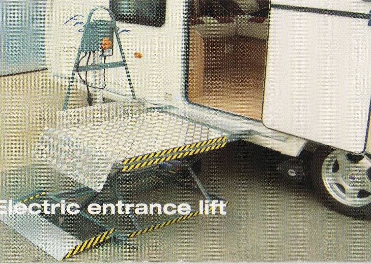 Electric Wheelchair lift for caravan — Club Together