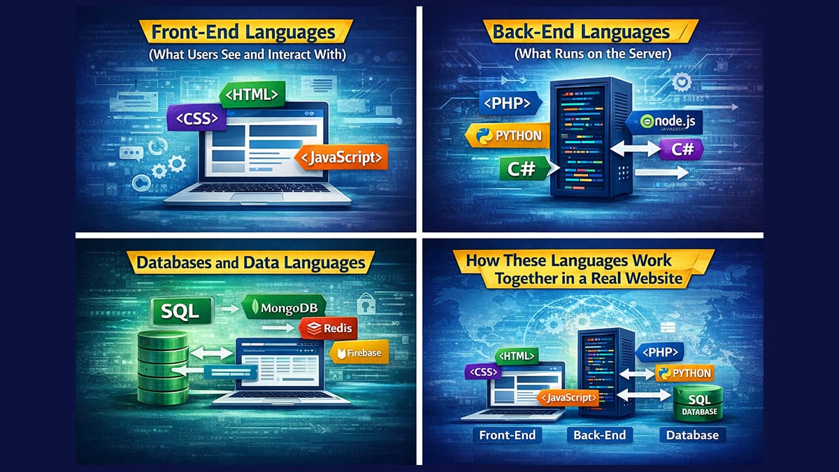 What Programming Languages Are Used to Build Websites? A Complete Guide ...