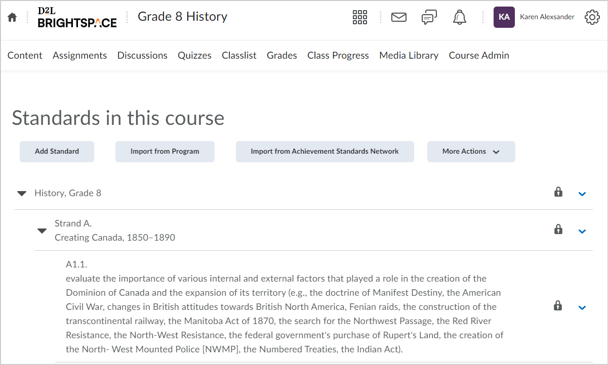 About Learning Outcomes - Brightspace