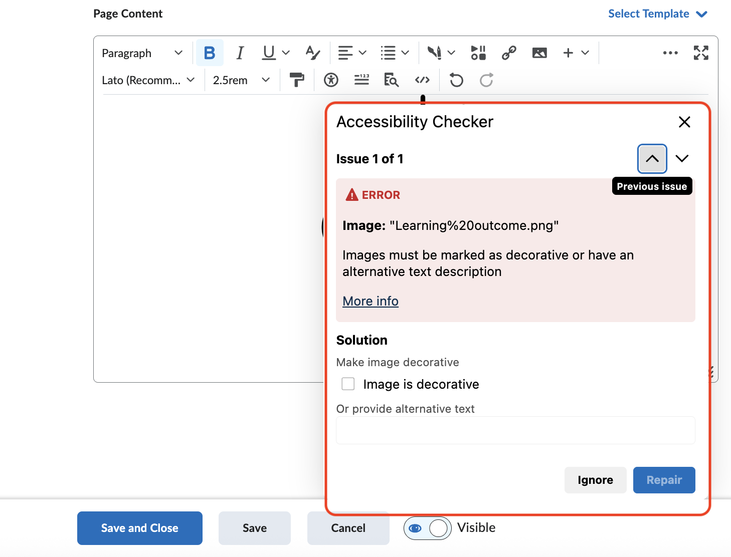 Improve Your Course with Brightspace Accessibility Checker - Brightspace