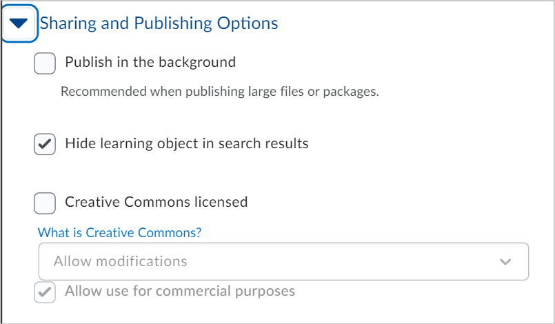 Managing questions in Question Library - Brightspace