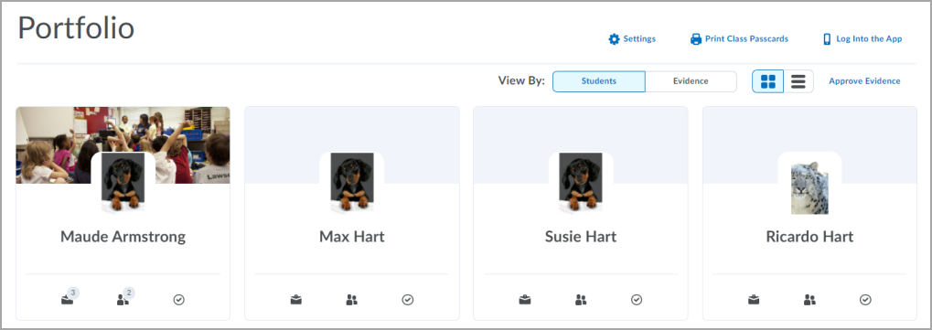 Examiner et évaluer les preuves de Portfolio soumises - Brightspace