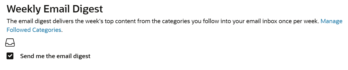 Subscribe to Email Digest - NetSuite Community