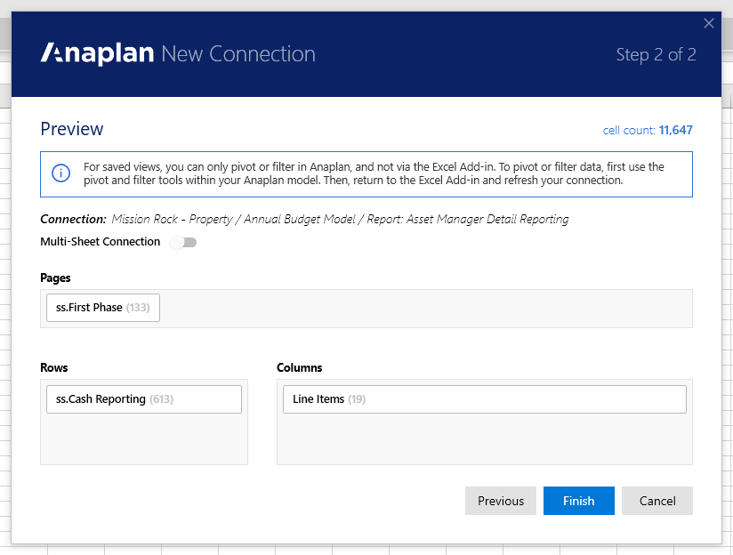 Excel Add-in: pivot and filter a saved view (like we do with a module ...