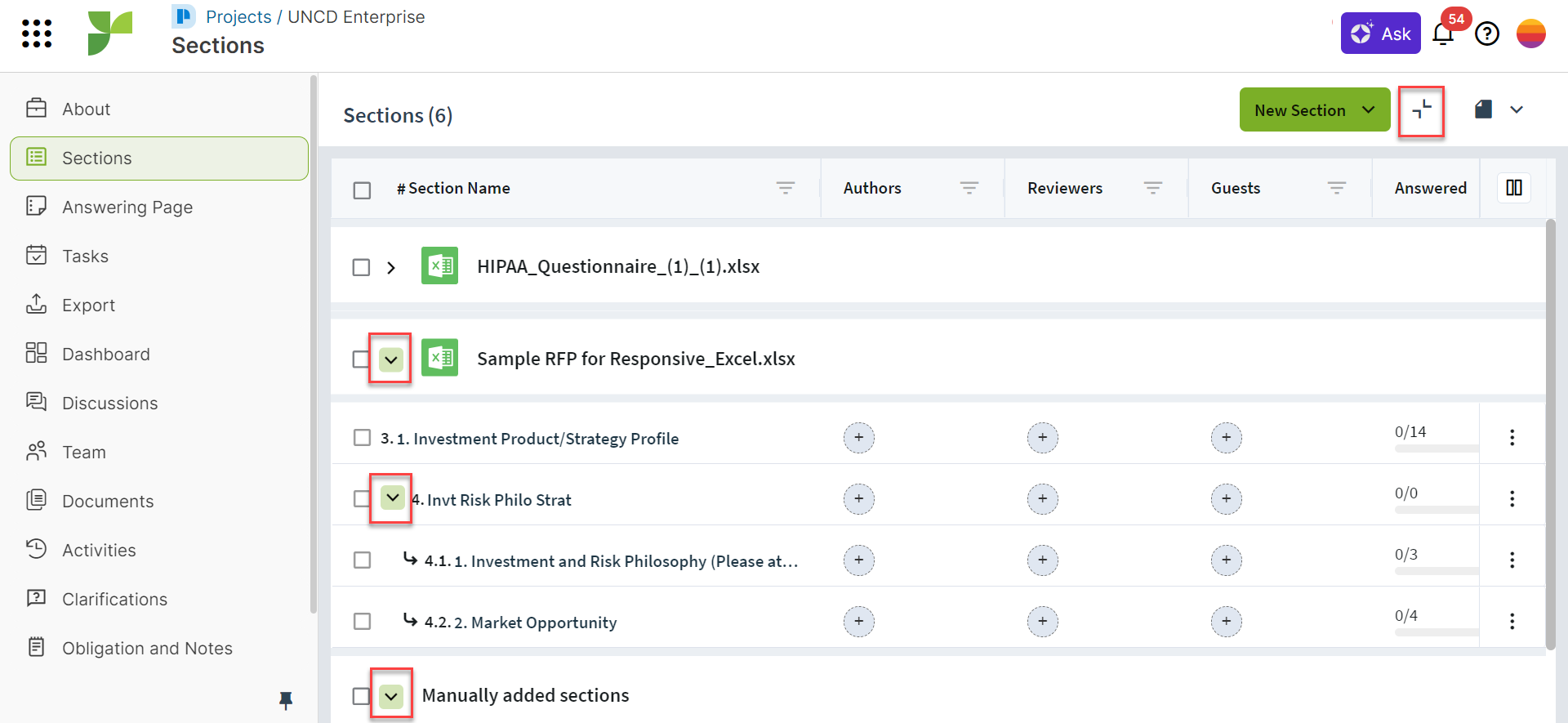 Expand/Collapse Sections and Sub-Sections - Responsive Community