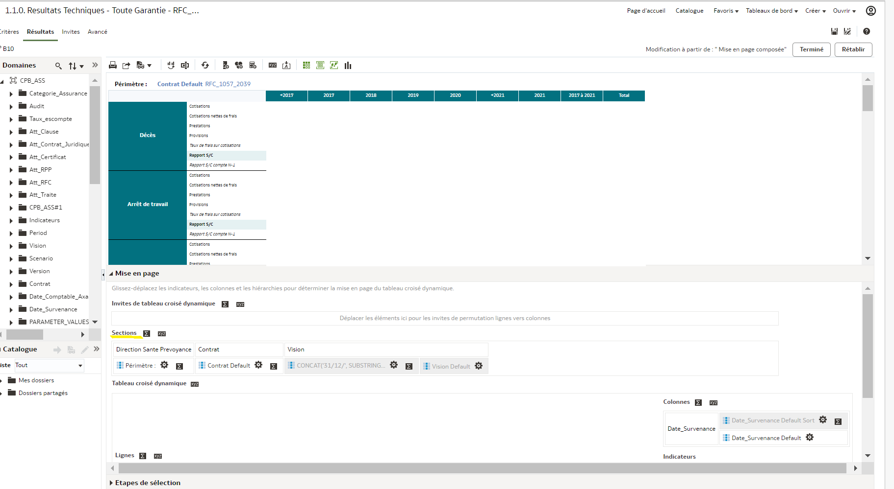 Oac Adding The Title To The Sections — Oracle Analytics