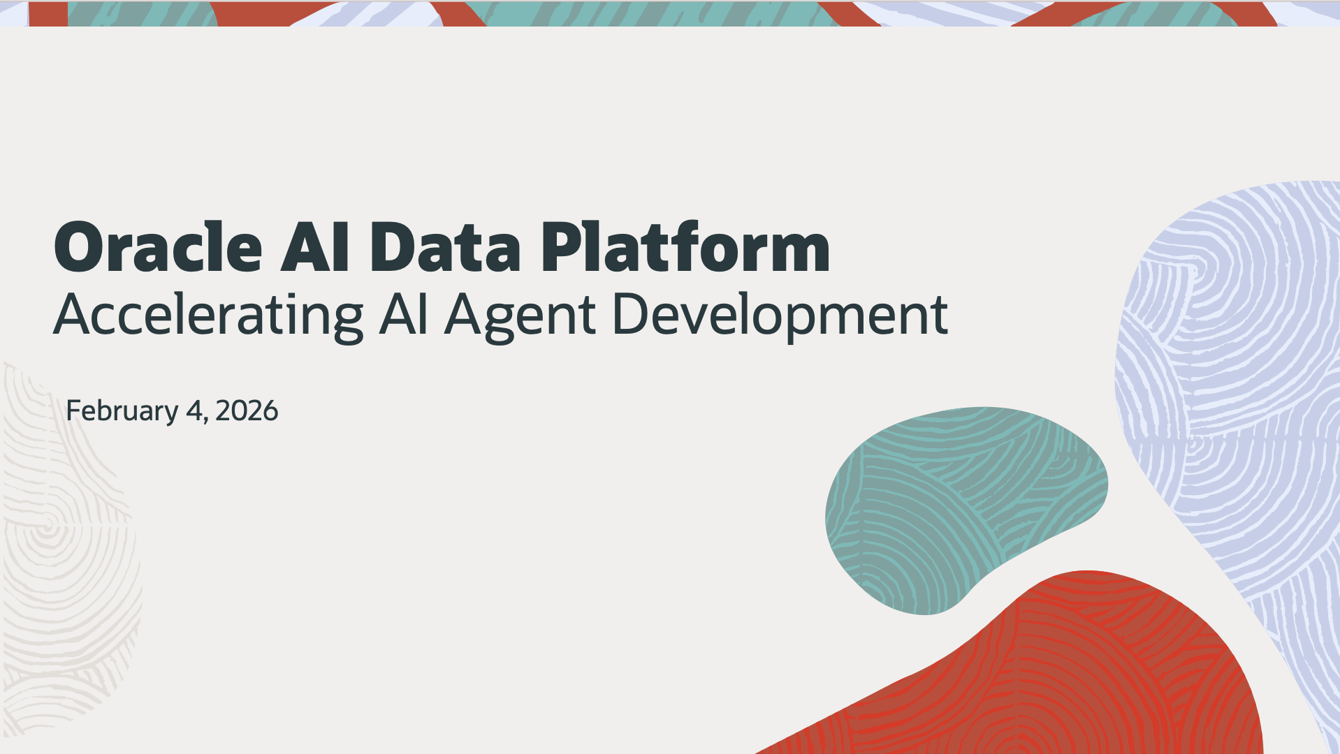 AI Data Platform - Accelerating AI Agent Development with Oracle AI ...