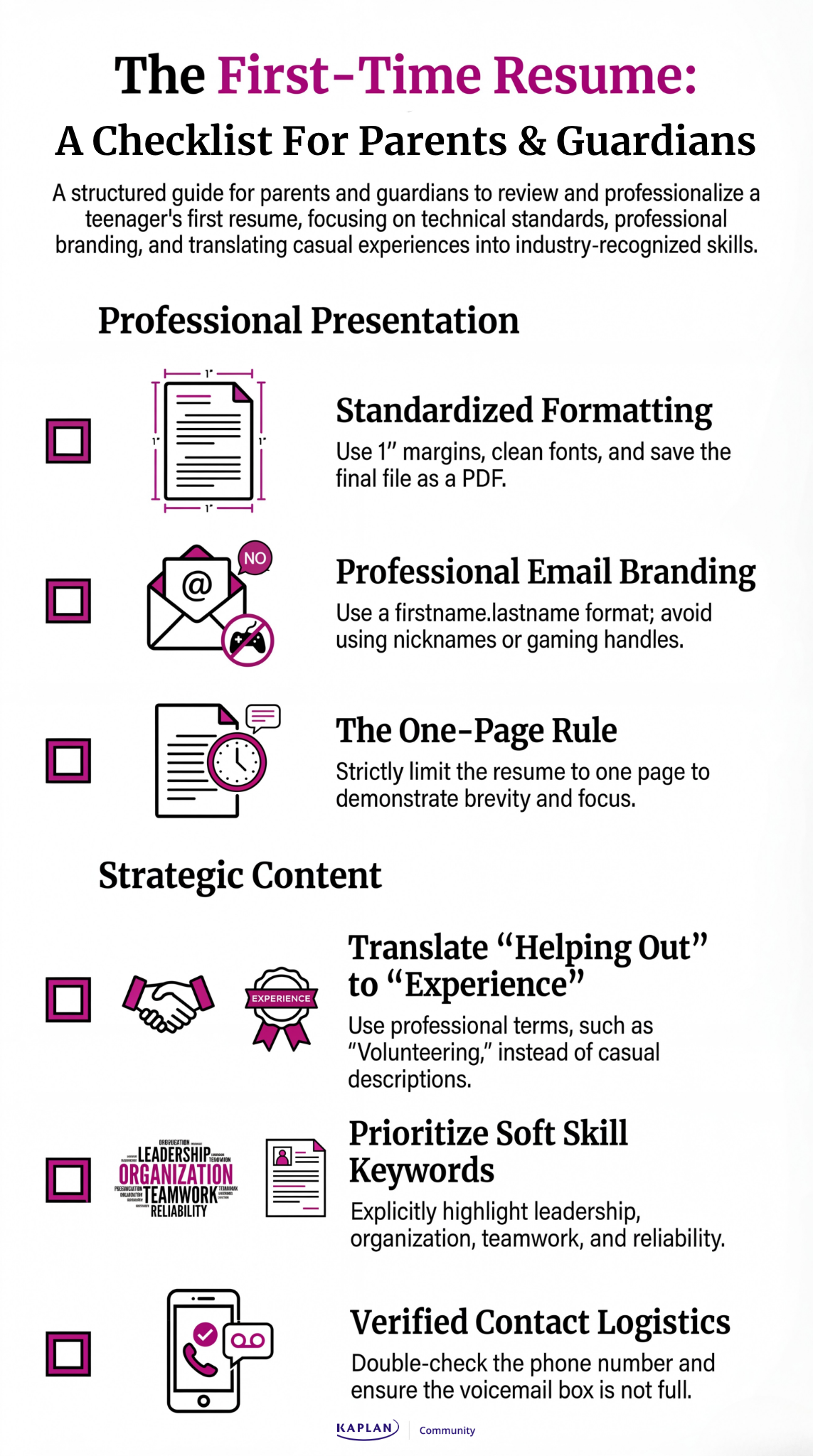 How to Help Your Student Build a Resume: Download the PDF Checklist!⬇️ ...