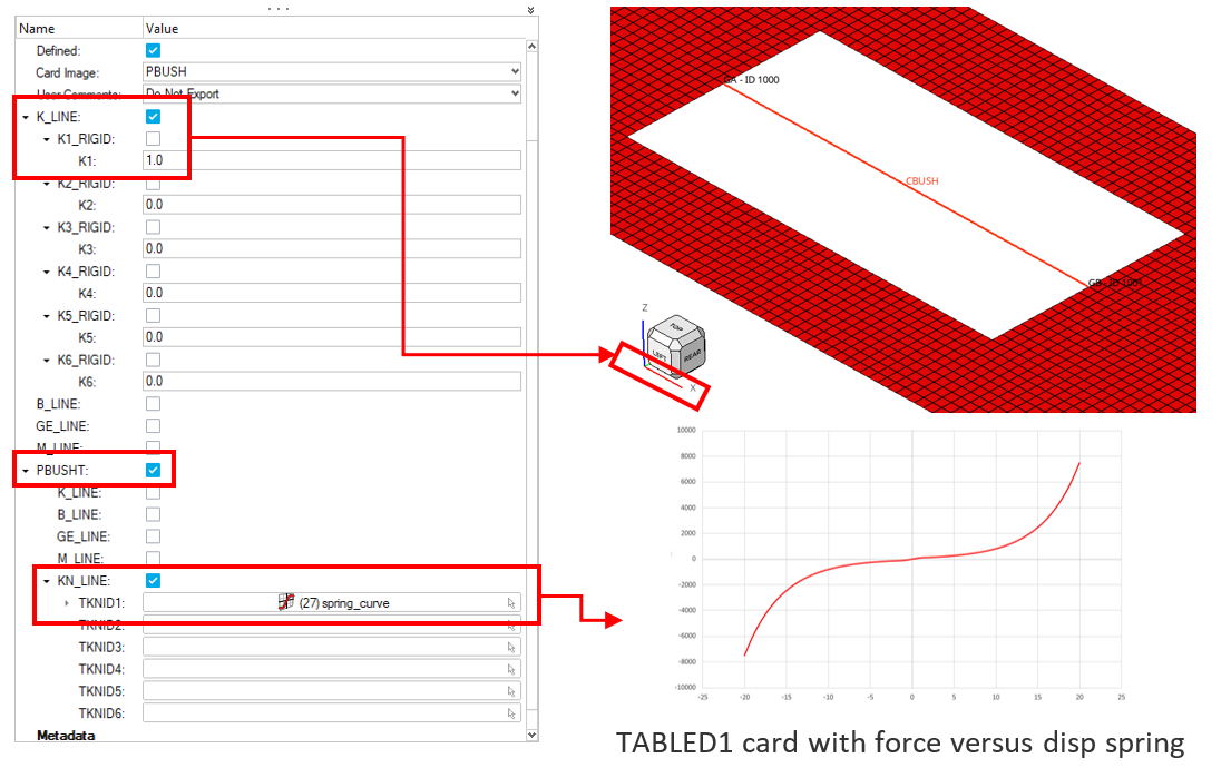 How to model non-linear spring in OptiStruct — Altair Community