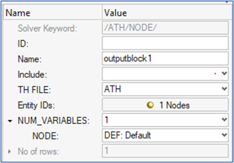 Time History: How to specify ASCII format and separate time history ...