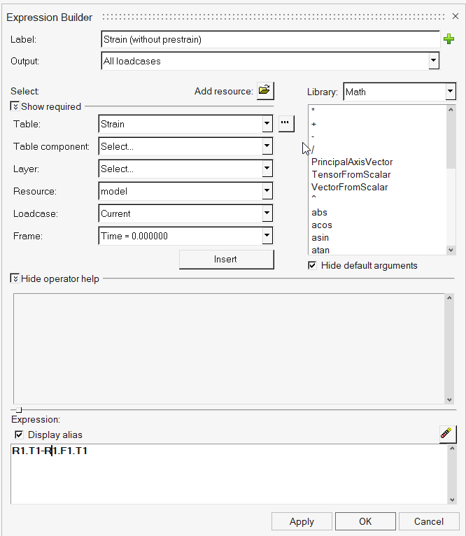HyperView: How to remove pre-strain/stamping/residual strain from crash ...