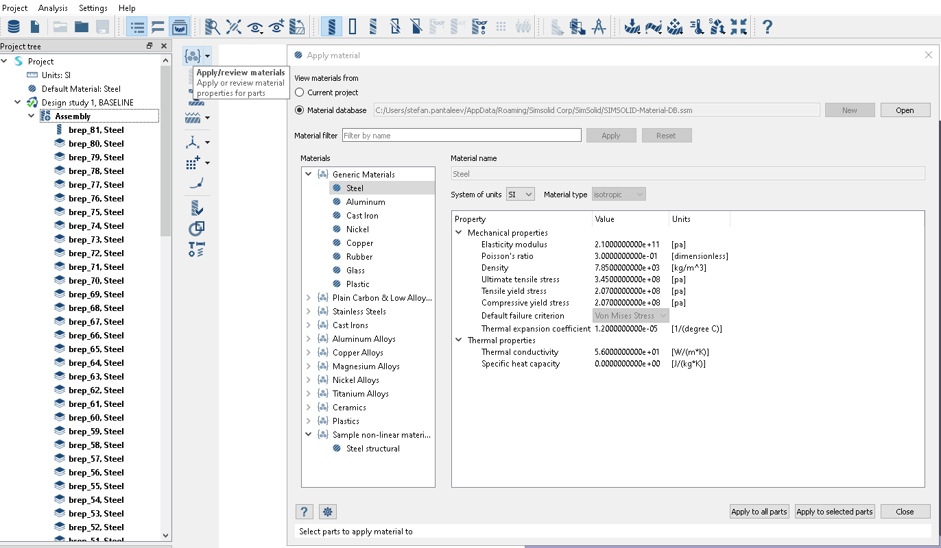 Static structural analysis for bulk solids handling applications using ...