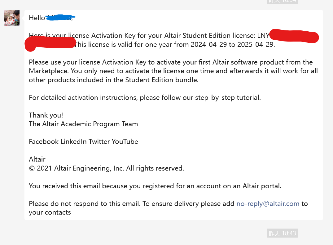 Can't pass license checking - Altair Community