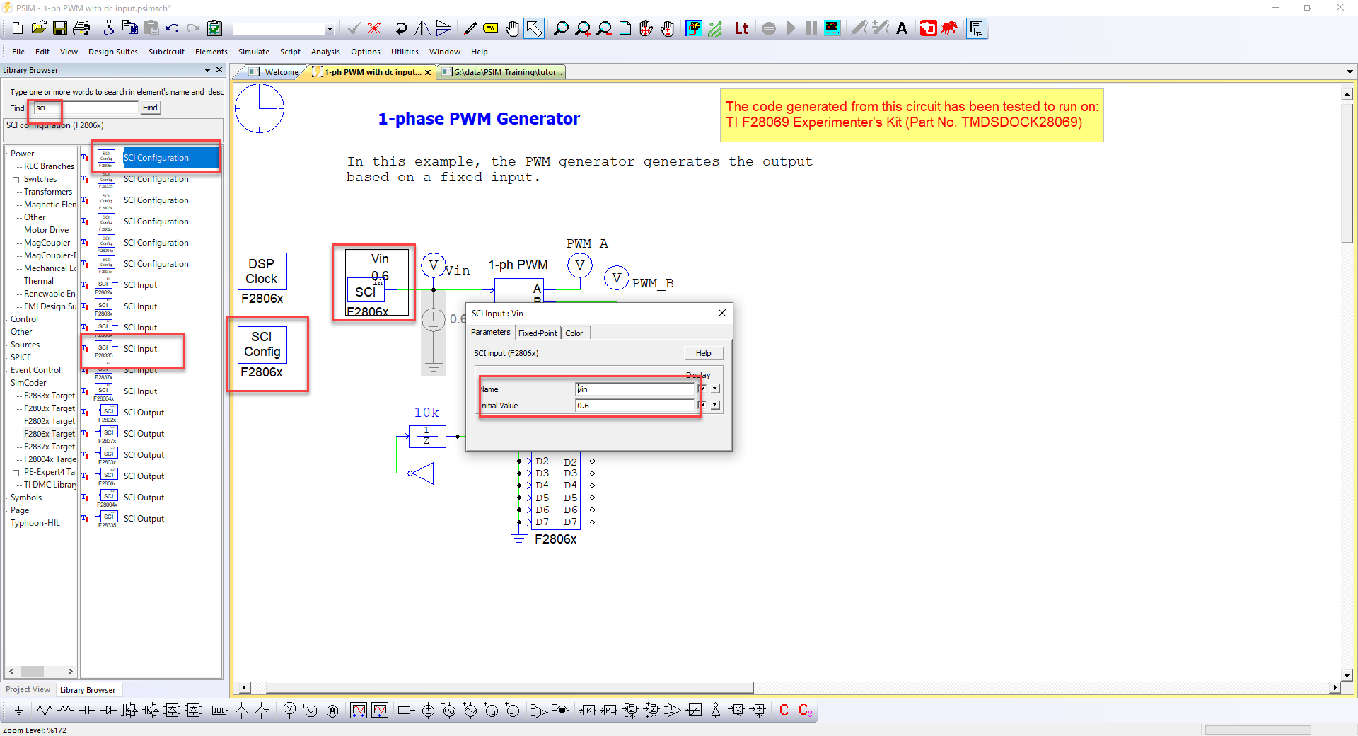 PSIMの自動コード生成機能を用いてPWM信号を生成する - Altair Community